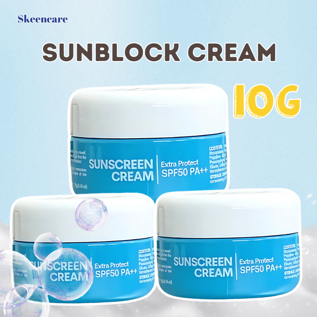 SkeenCare Sunblock Cream SPF 50 10g | Shopee Philippines