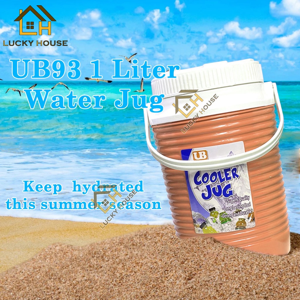 UB093 1Liter Unibest Water Jug With Faucet Water Juice Dispenser Ice ...