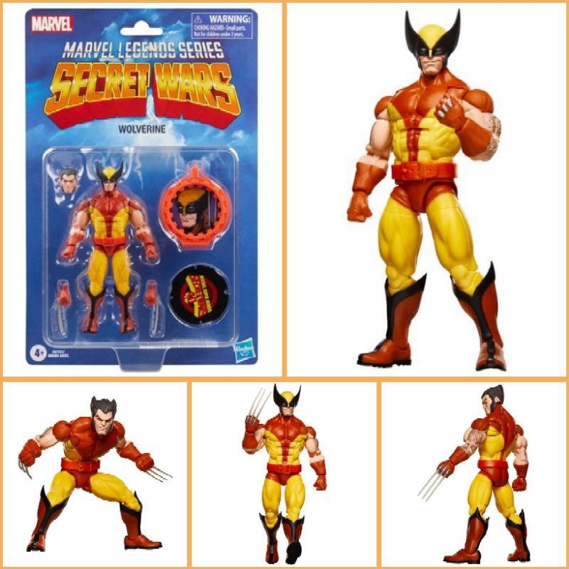 [In Stock] Marvel Legends Secret Wars Wolverine 6-Inch Action Figure ...