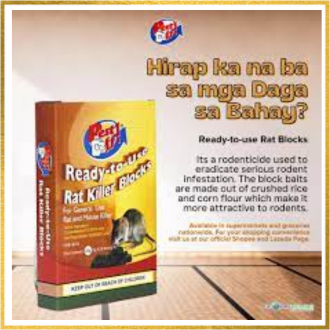 Pest Off! Ready-To-Use Rat Killer Blocks 50g and 100g | Shopee Philippines