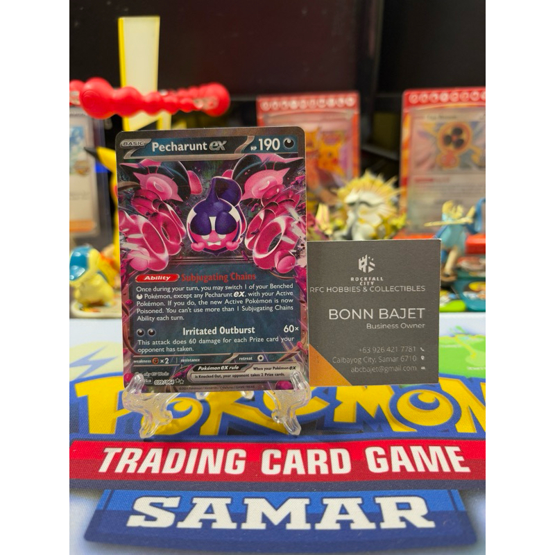 Pokemon TCG - PECHARUNT ex 039/064 Double Rare - Shrouded Fable | Shopee Philippines