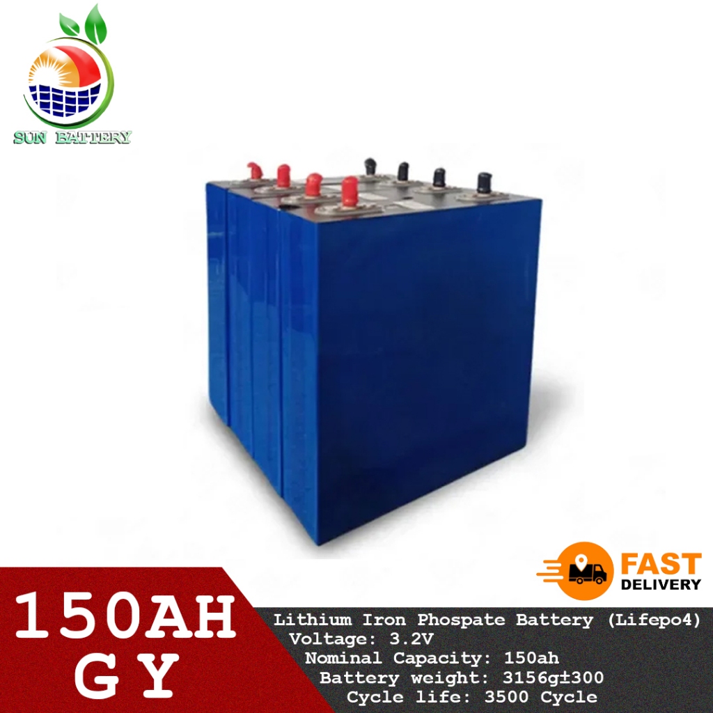 GY and TB 150AH LifePo4 | 3.2V Lithium Ion Phosphate - Long Lasting ...