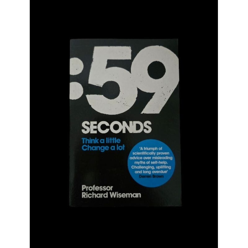 [Preloved] 59 Seconds; Think a little, change a lot by Wiseman | Shopee ...