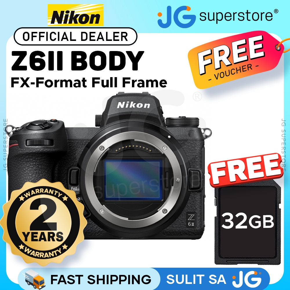 Nikon Z6 II Body 24.5MP Full Frame Mirrorless Camera w/ 4K30fps UHD ...