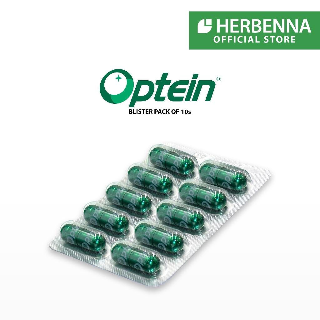 OPTEIN Lutein Eye Health Supplement Blister Pack of 10s | Shopee ...