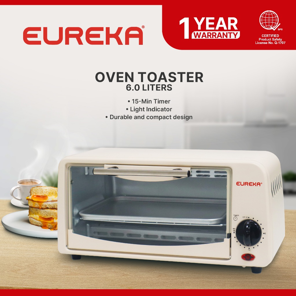 Eureka Oven Toaster EEOT 6LS & EEOT 10LS (Oven Toaster) | Shopee ...