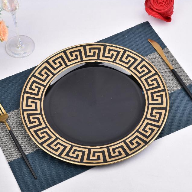 FENDI PVC Charger Plate Plastic Tray Wedding Hotel Party Craft Tray ...