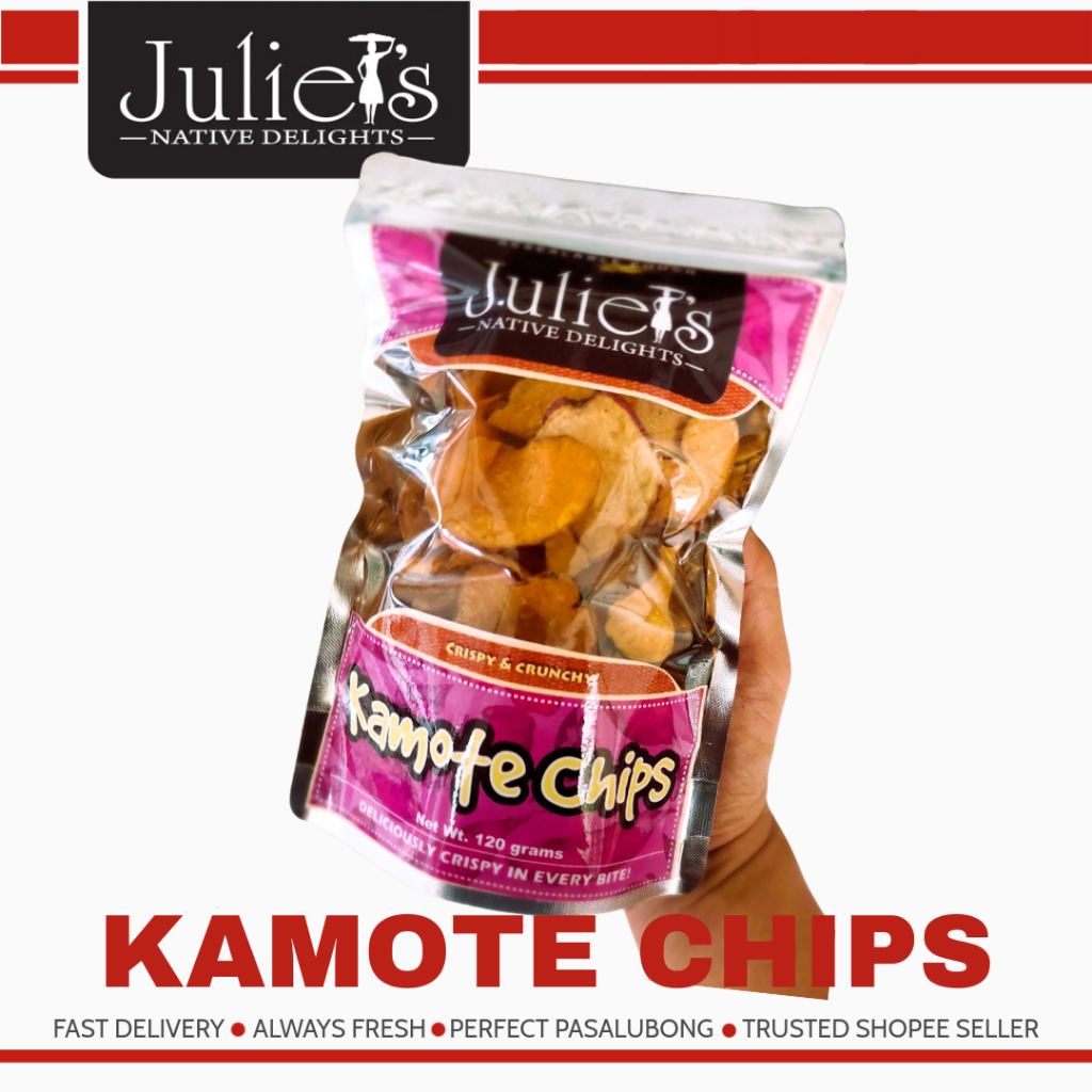 Juliet's Native Delights Kamote Chips (120g) | Shopee Philippines