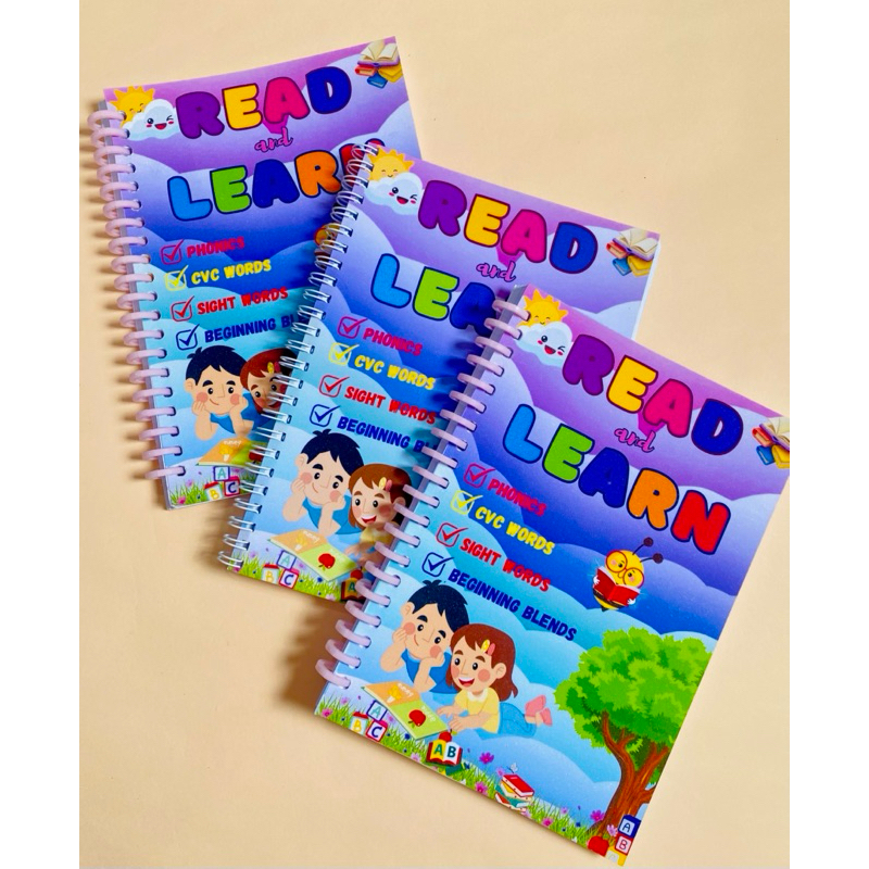READ AND LEARN (PHONICS,CVC WORDS,SIGHT WORDS,BEGINNING BLENDS ...
