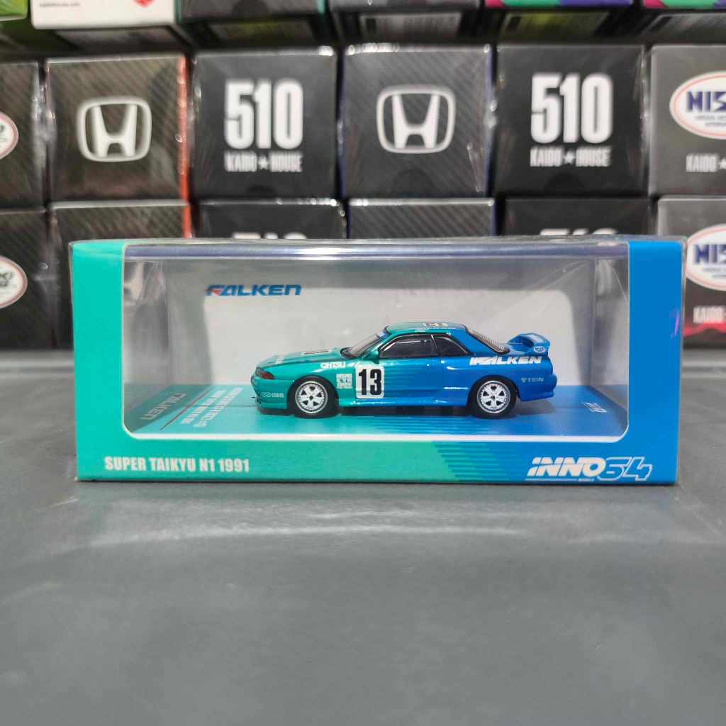 Inno64 Nissan Skyline GT-R (R32) #13 '"Falken" SUper Taikyu N1 1991 1: ...
