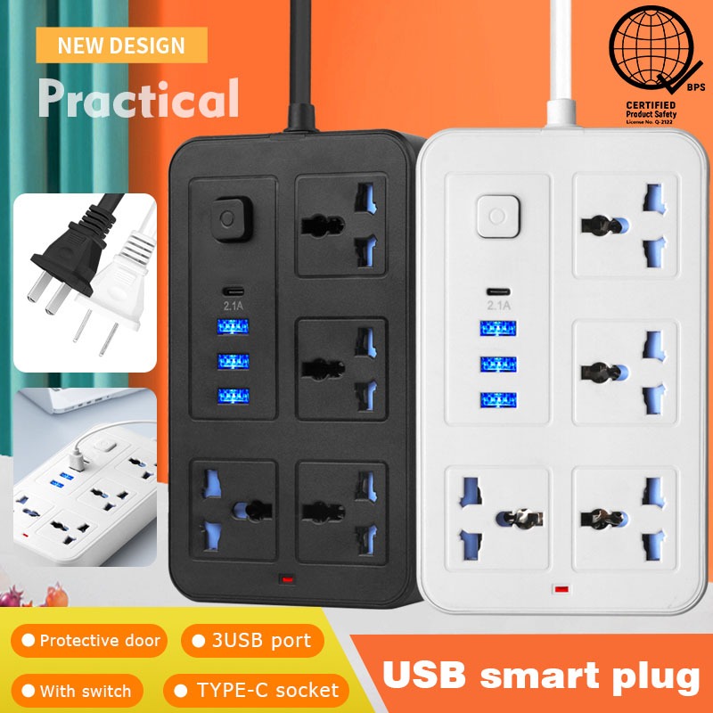 Centrix Expansion Outlet with 3 USB Ports and 1 Type-C Power Supply and ...