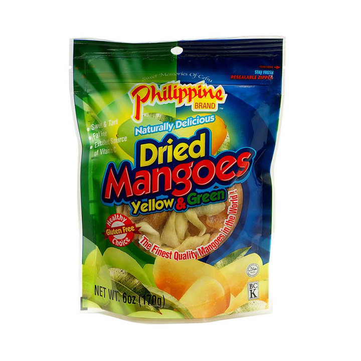 Philippine Brand Dried Mangoes Yellow & Green 170g | Shopee Philippines