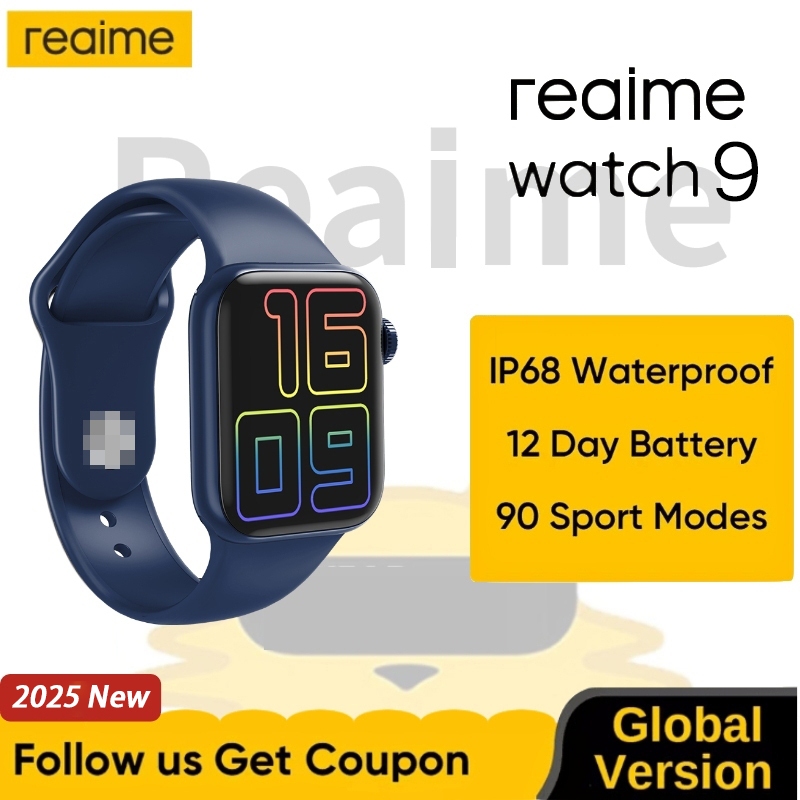 Reaime Smartwatch S9 Max Wireless Charging Waterproof Sports Mode ...