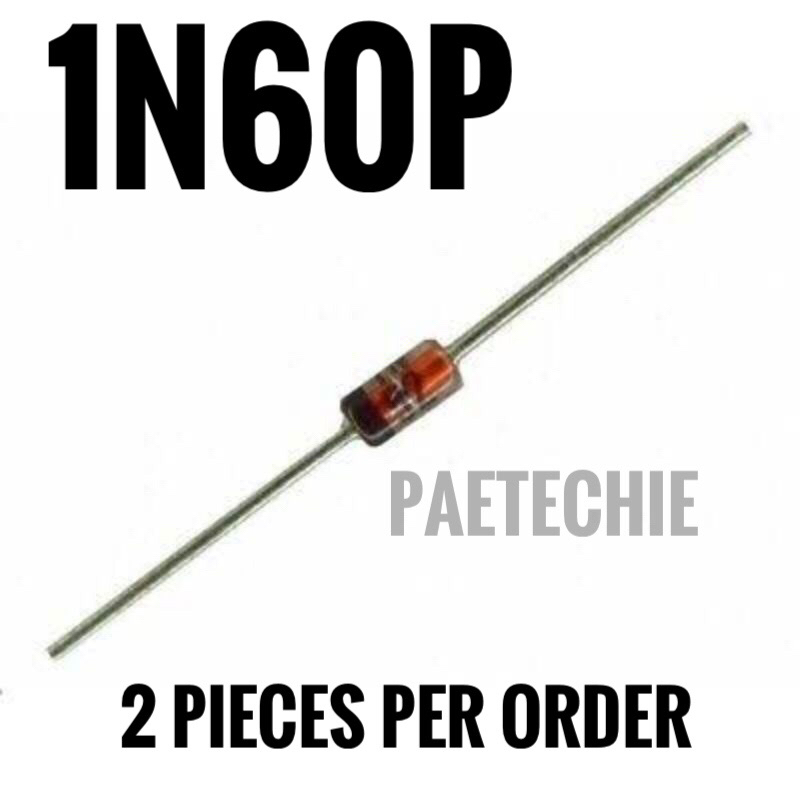 2pcs 1N60 1N60P Schottky Germanium Diode TV Radio FM Detection | Shopee ...