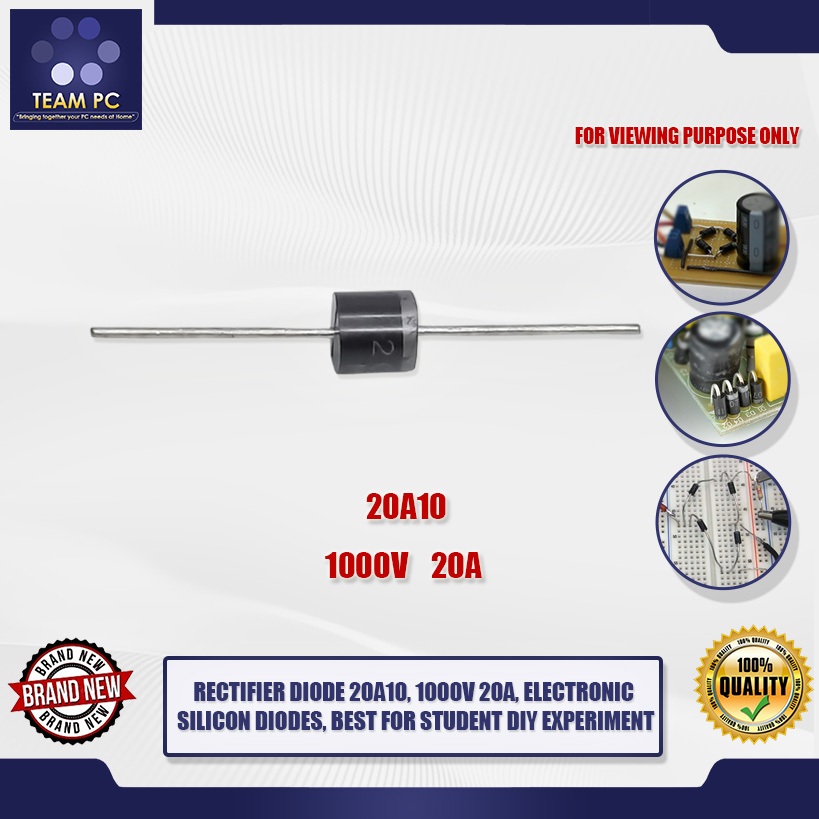 RECTIFIER DIODE 20A10, 1000V 20A, ELECTRONIC SILICON DIODES, BEST FOR ...