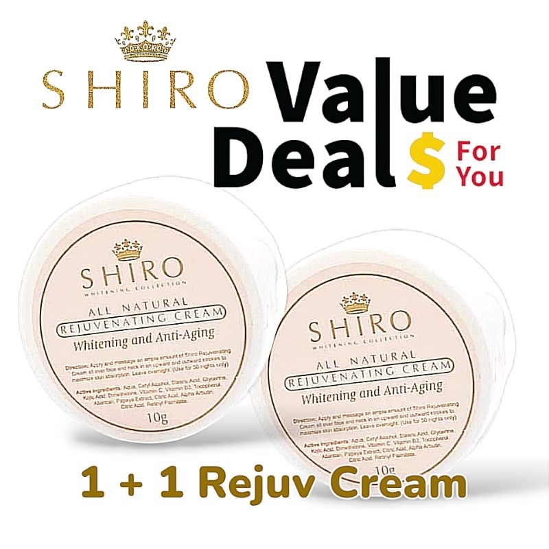 2Pcs Shiro Skin Care Rejuvenating Cream 10g | Shopee Philippines
