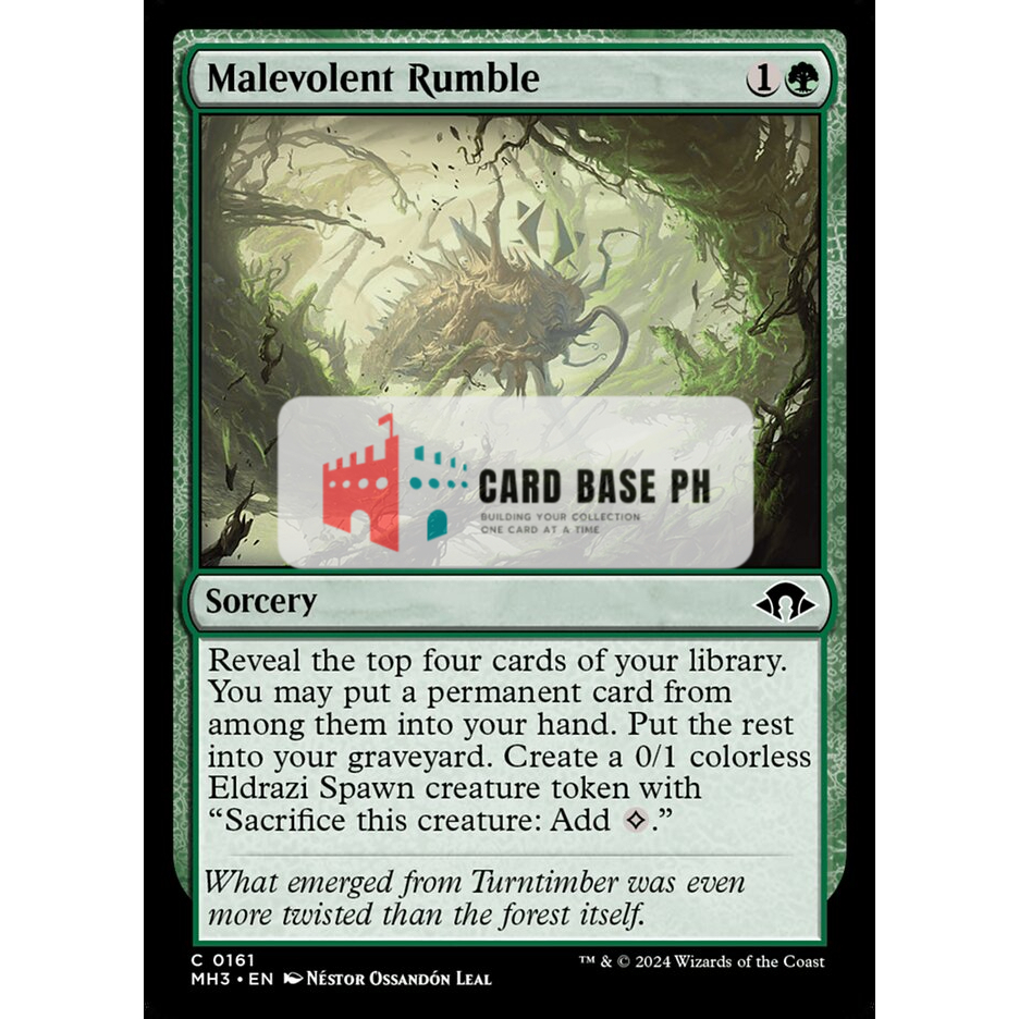 Malevolent Rumble - Magic the Gathering Trading Card | Shopee Philippines