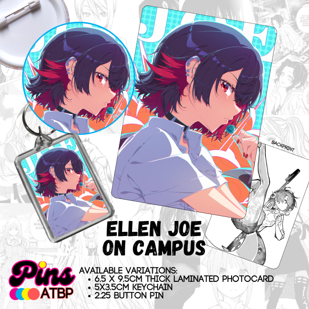 Ellen Joe On Campus Zenless Zone Zero Anime Collectible Photocard ...