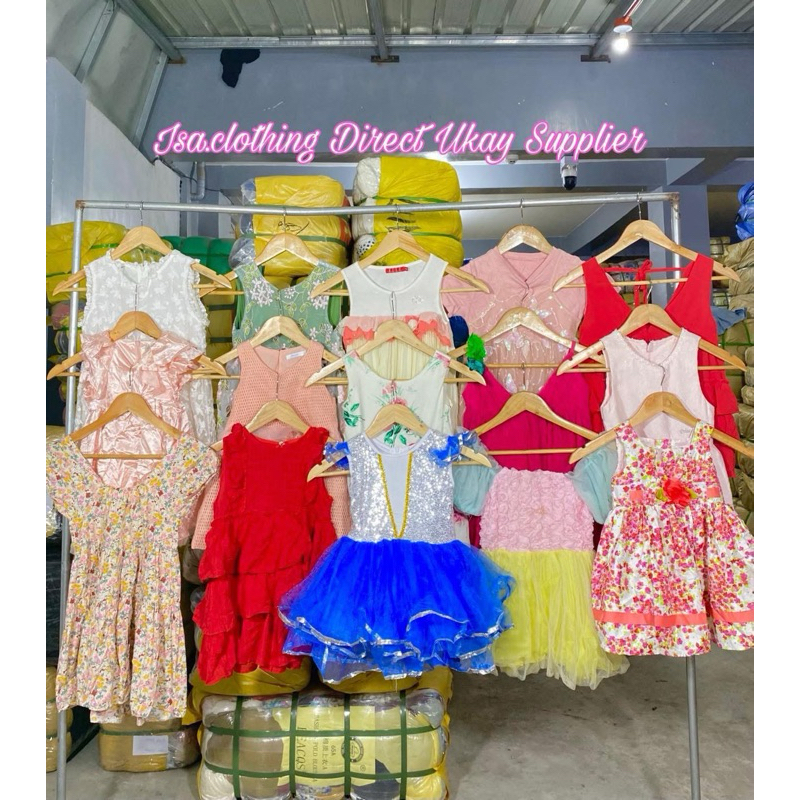 HALF BALE A02L CHILDREN DRESS | Shopee Philippines