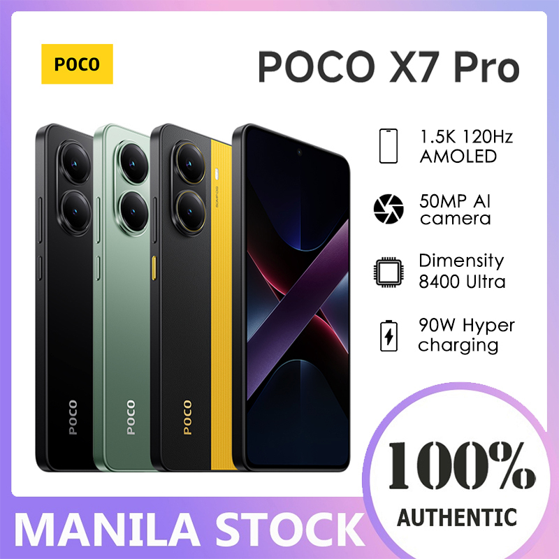 POCO X7 Pro 5G 12+512GB / 8+256GB Global Version Dimensity 8400-Ultra ...