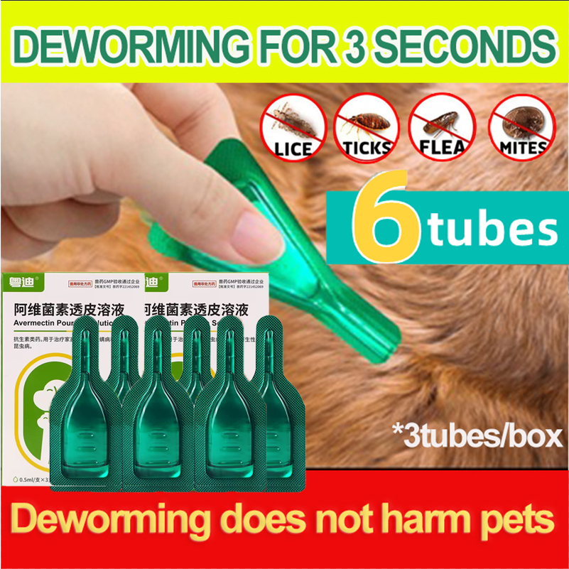 6tubes Tick and for Dogs Anti Tick Garapata Pulgas & Lice Kuto ...