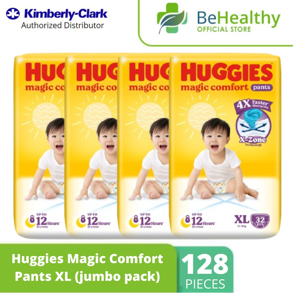 Huggies Magic Comfort Pants XL (jumbo pack) - 128 pcs | Shopee Philippines
