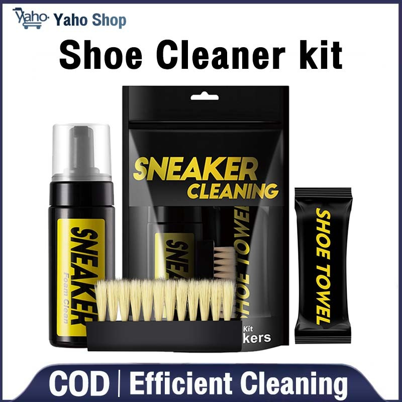 Shoe Cleaner Sneakers Kit Premium Foam Dry Cleaning Kit for most shoes ...