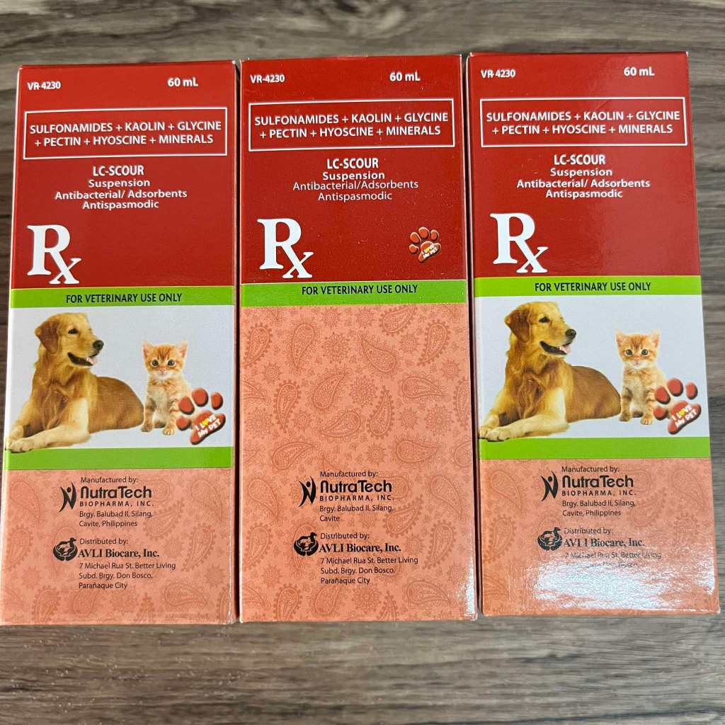 LC-Scour Anti Diarrhea Suspension for Dogs & Cats 60mL | Shopee Philippines