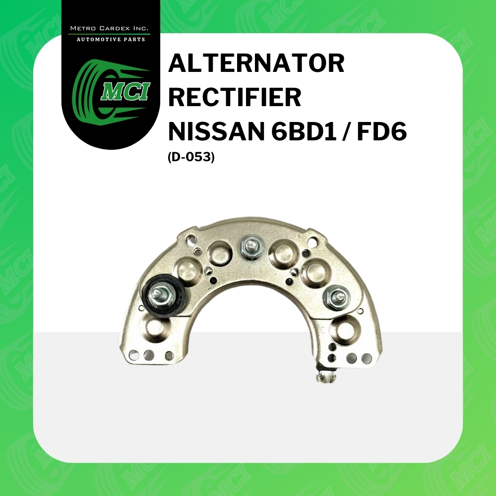 ALTERNATOR RECTIFIER ASSEMBLY for Nissan 6BD1 / FD6 D-053 | Shopee ...