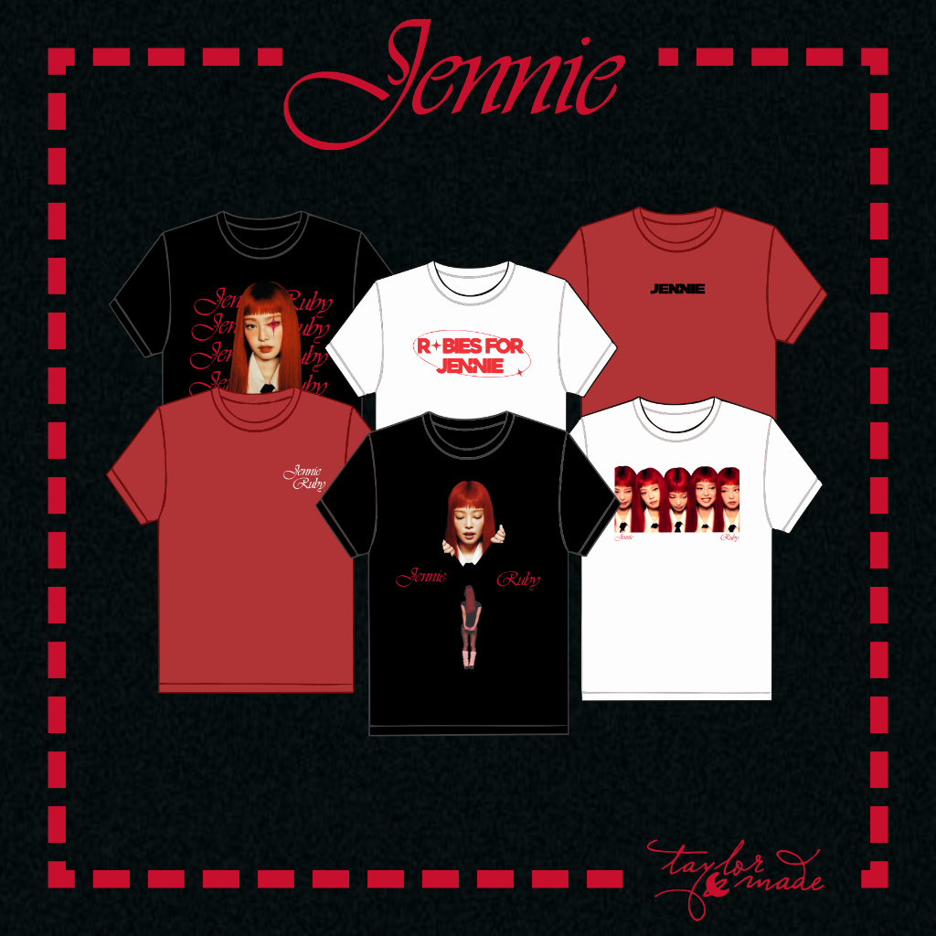 JENNIE: Ruby Album Collection Tshirt | Shopee Philippines