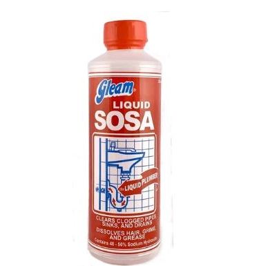 Gleam Liquid Sosa (Declogger - The Liquid Plummer) - 250ml | Shopee ...