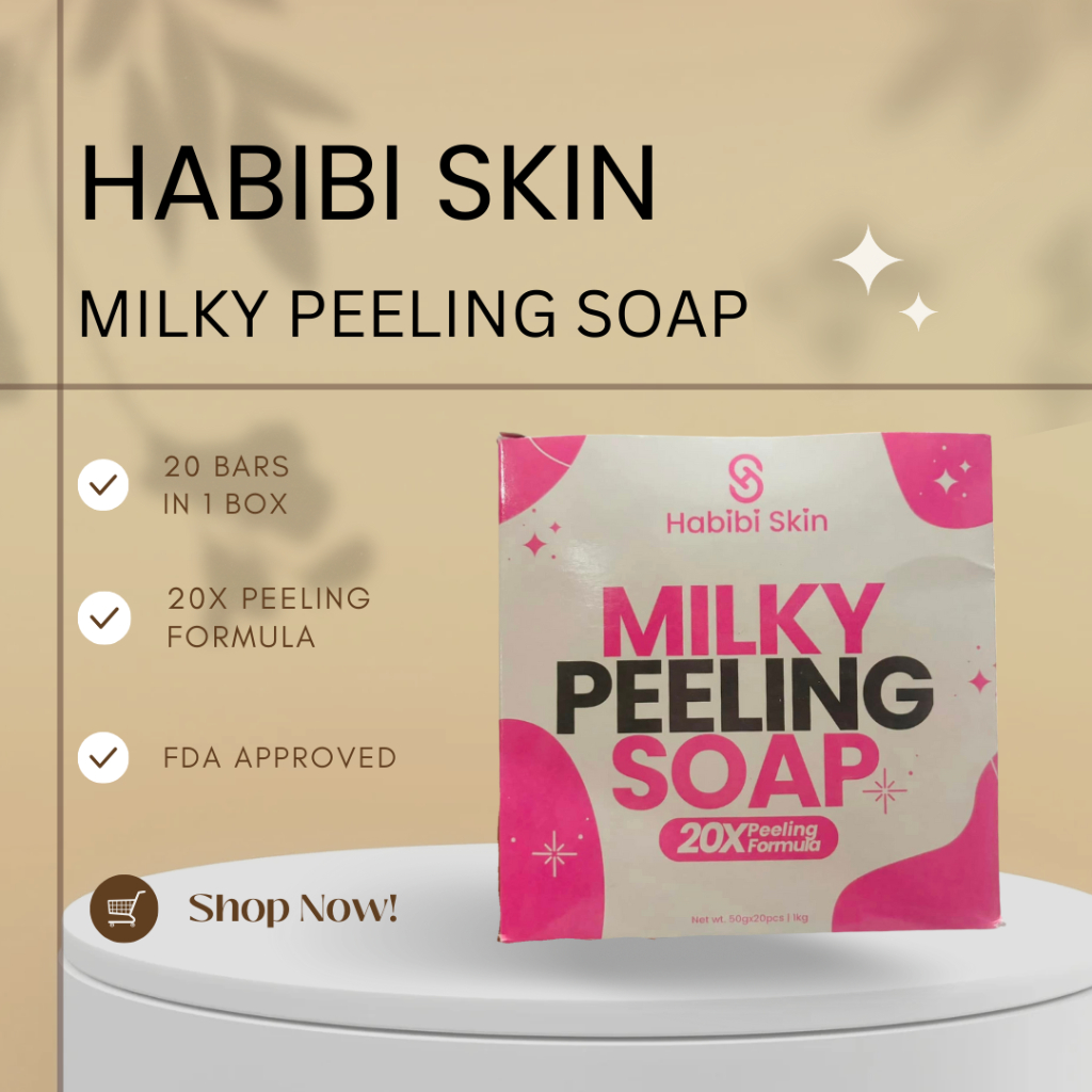 habibi milky peeling soap 20 bars in one box by crissa liaging habibi ...