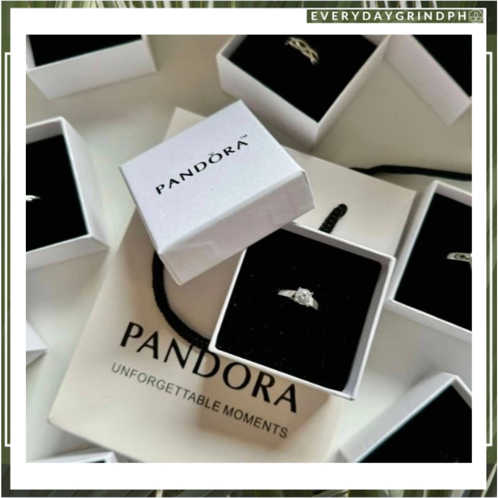 Pandora Promise ring with box and paper bag | Shopee Philippines