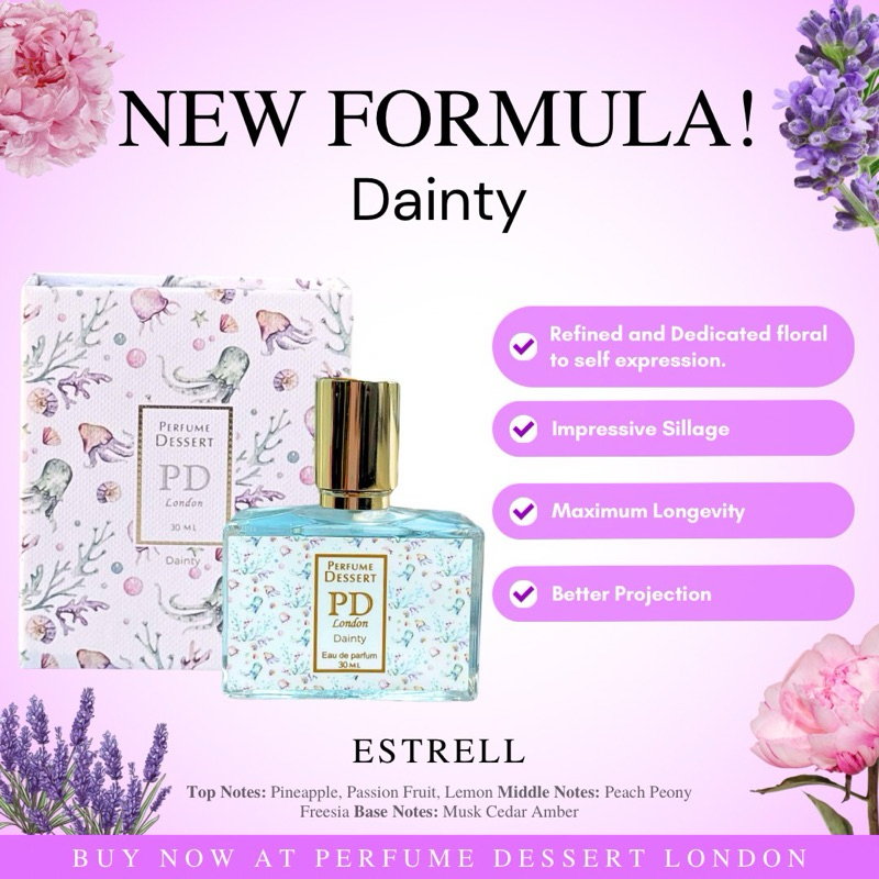 Dainty 30ml Perfume Dessert London Official Store | Long Lasting for Women | Original Bestseller ...