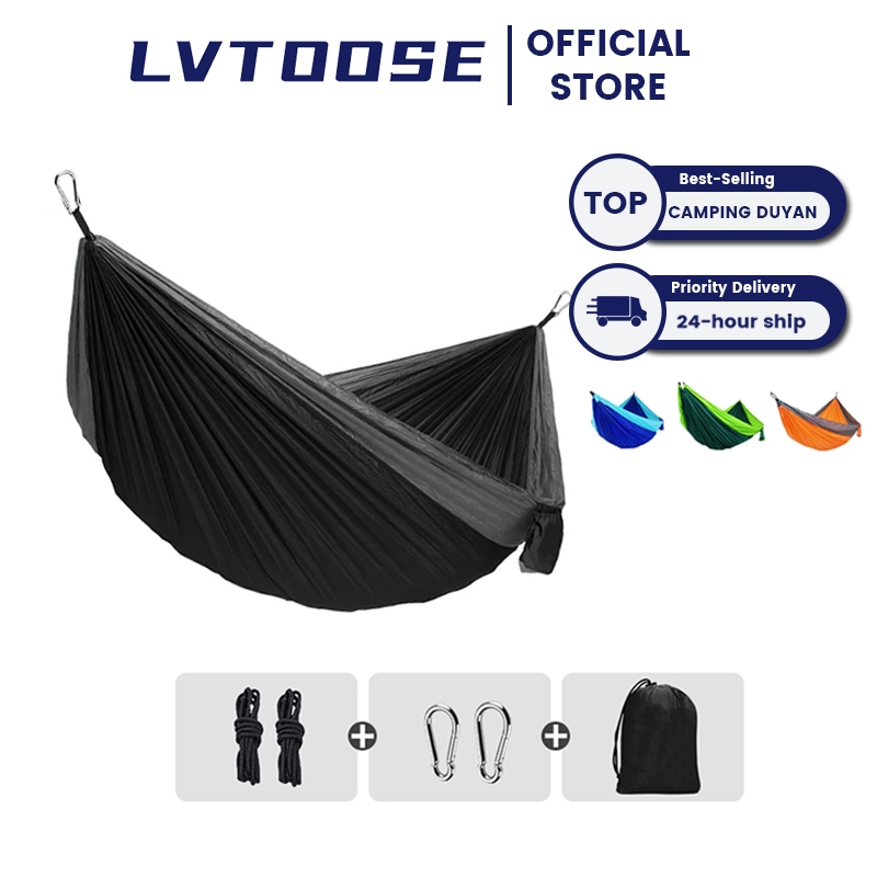 Lvtoose Hammock Duyan Camping Hiking Outdoor Sports Foldable Hammock ...