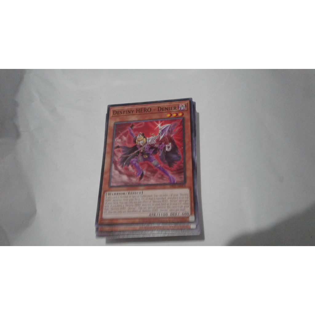 DESTINY HERO DENIER NO FOIL 1 ONE YUGIOH AE KONAMI DI CARD JAPANESE TCG ...