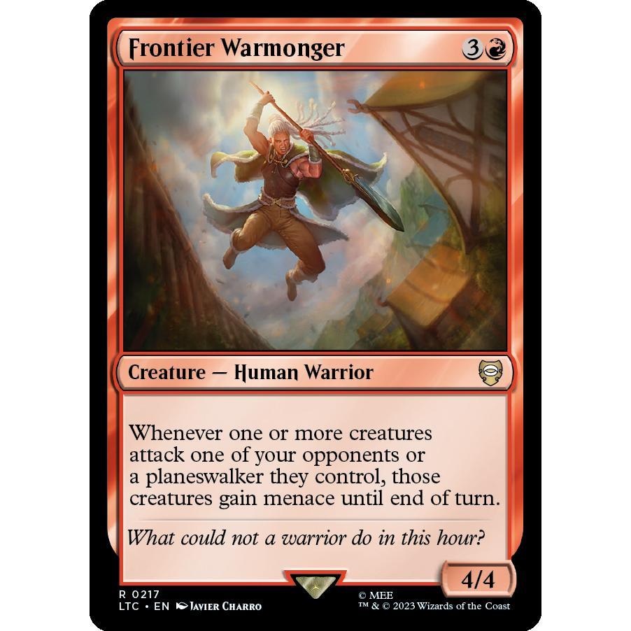 MTG - Frontier Warmonger (LTC) | Shopee Philippines