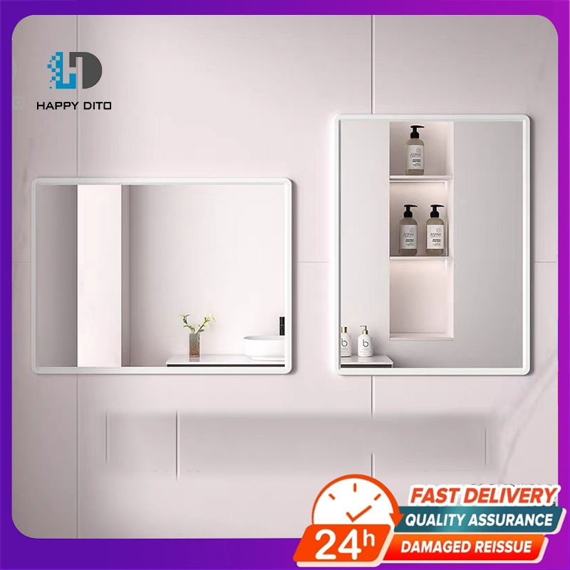 Bathroom Mirror Square Mirror Decorative Wall Mounted Mirror for ...