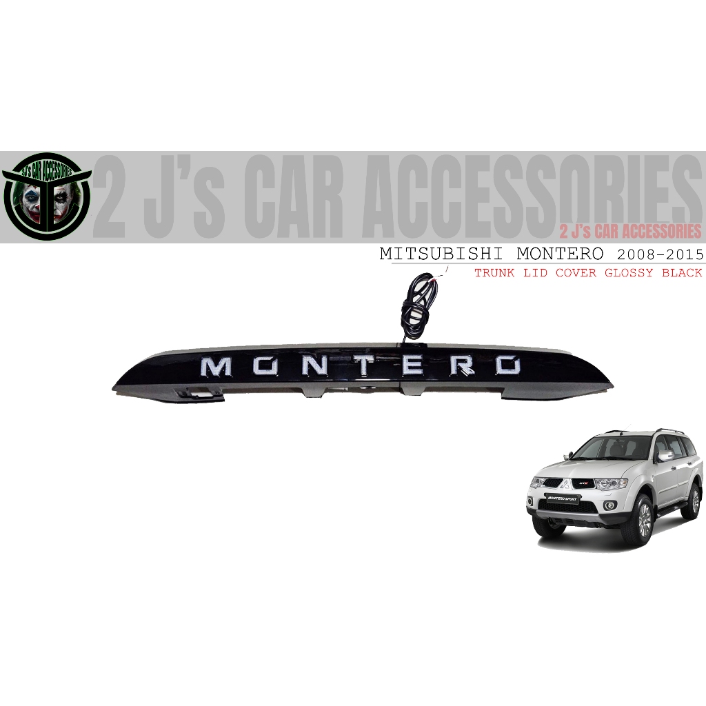 MITSUBISHI MONTERO 2008 TO 2015 TRUNKLID COVER WITH LIGHT / TRUNK LID ...