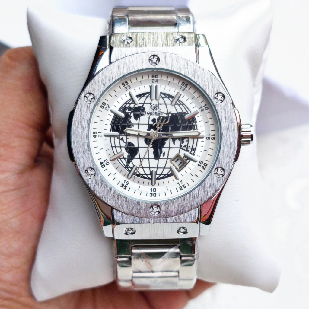 ForSale Men's Casual Watch WORLD MAP Elegant Stylish Non-Tarnish Shock ...