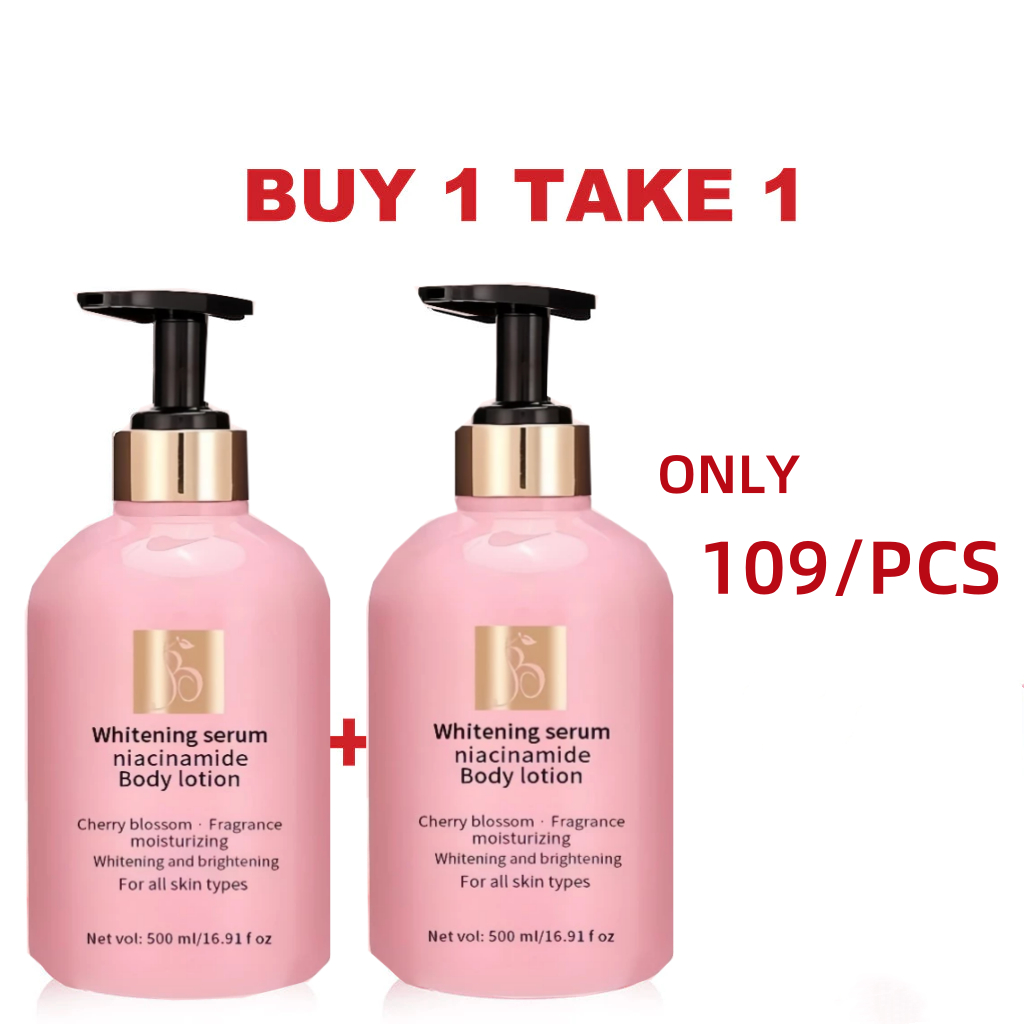 Niacinamide body lotion sakura blossom care whitening lotion cherry extract moisturizing ...