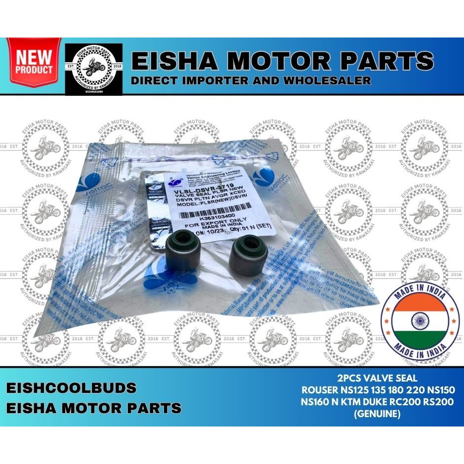 2PCS VALVE SEAL Rouser NS125 135 180 220 NS150 NS160 NS200 RS200 KTM ...