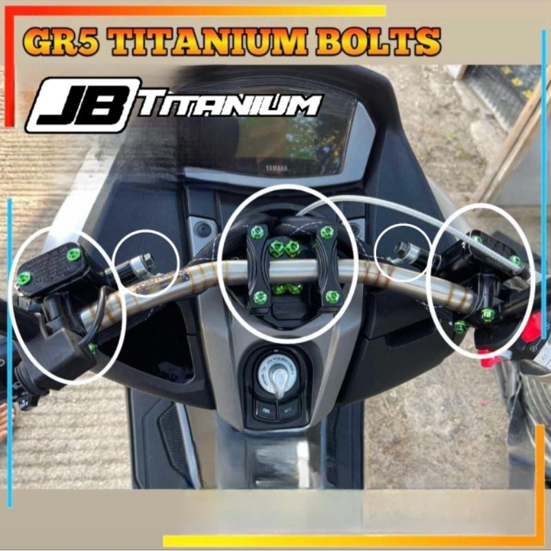 GR5 TITANIUM | NMAX NAKED HANDLE BAR SET V1 V2 | Shopee Philippines