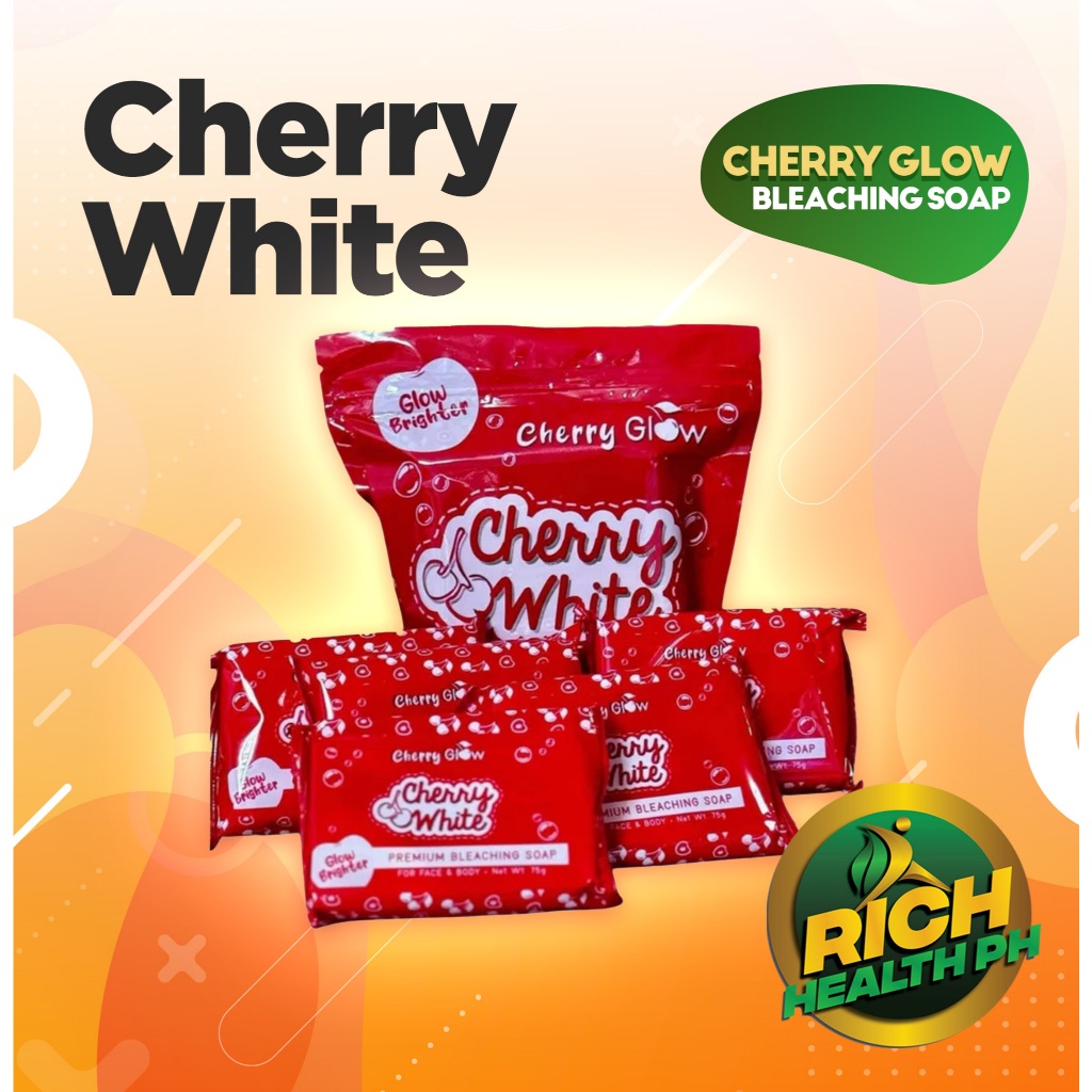 CHERRY WHITE BLEACHING SOAP 75grams PACK (5PCS PER PACK) | Shopee ...