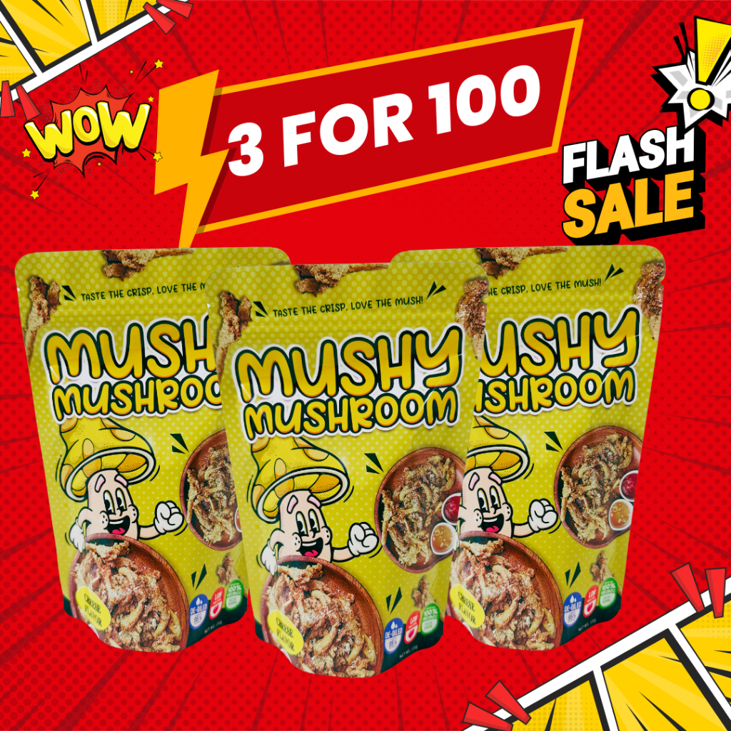Mushy 3 PACKS 50 GRAMS PAVIA MUSHY MUSHROOM | Shopee Philippines