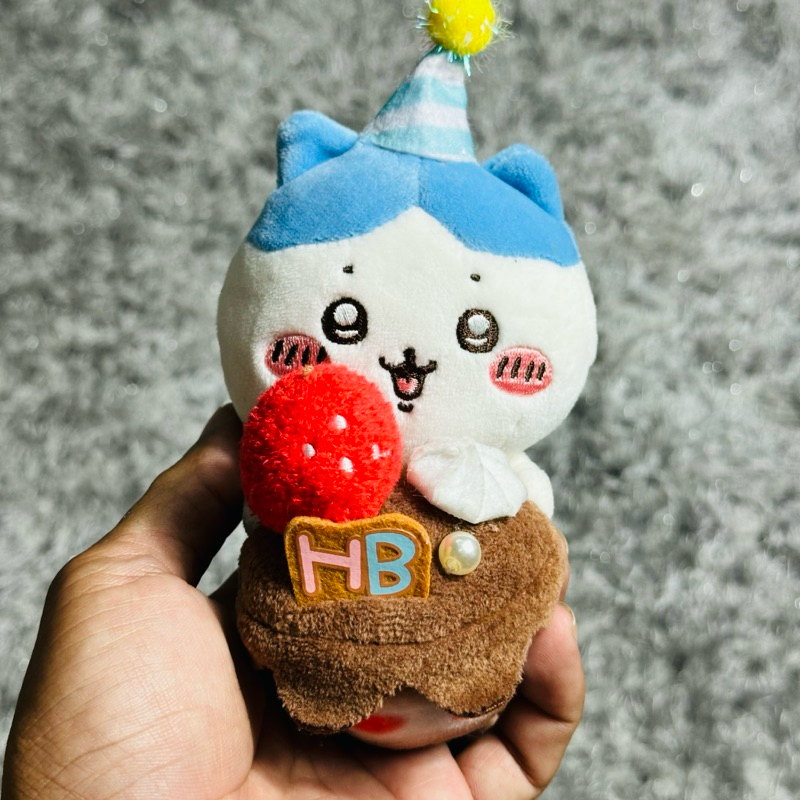 CHIIKAWA HACHIWARE Birthday Cake Series Nagano Chiikawa Committee Plush ...