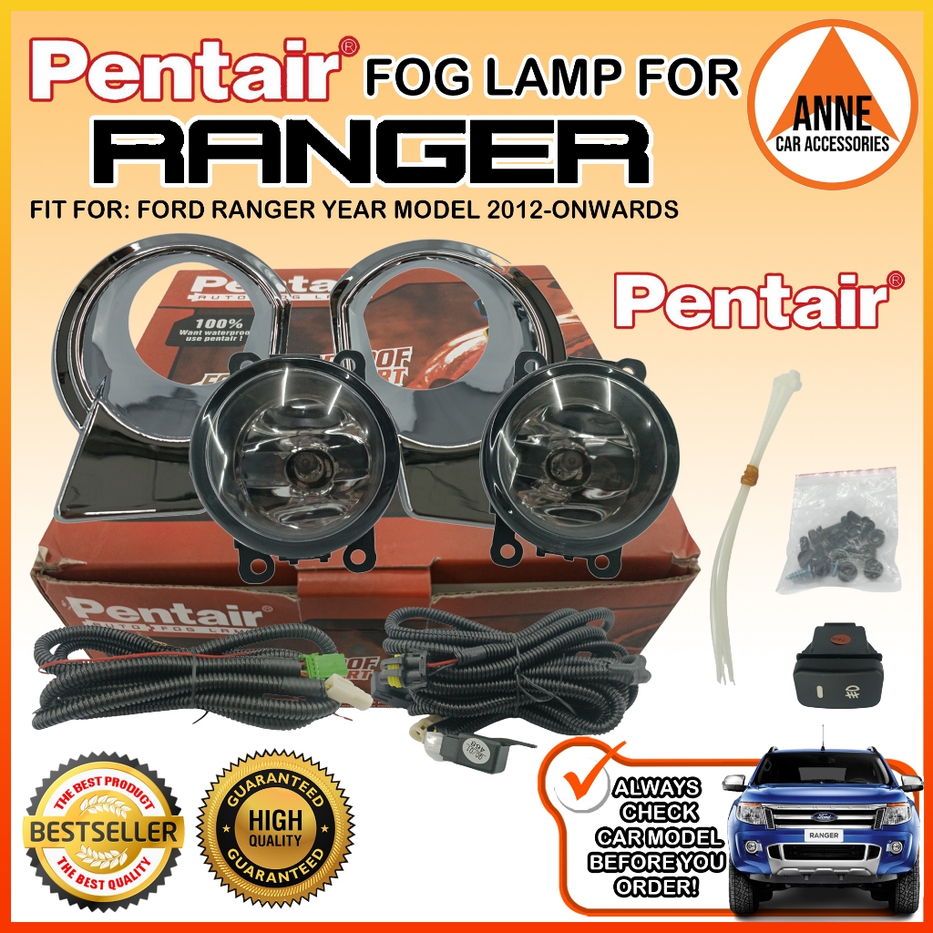 Pentair FD468E Foglamp Set Ford Ranger 2012 2013 2014 2015 2016 2017 2018 2019 2020 Fog Lights ...