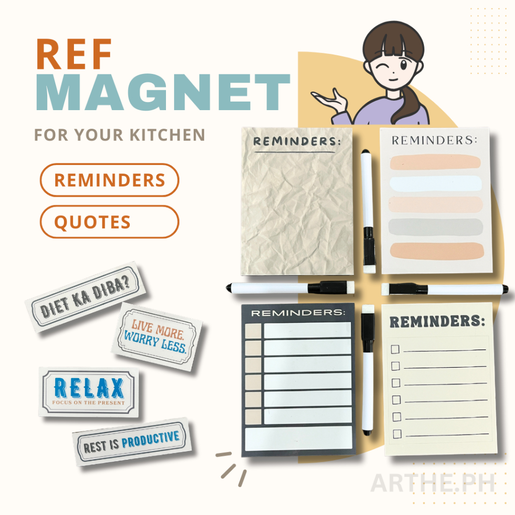 Arthe.ph Ref / Fridge Magnets for your Kitchen Reminders and Quotes ...