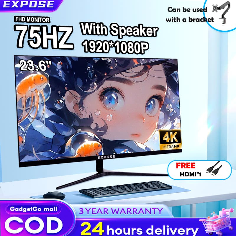 Expose 24 Inch Monitor 27 Inch 75Hz/165Hz IPS 1080P Gaming Monitor ...