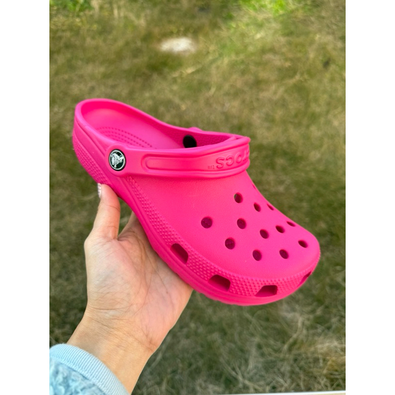 CROCS CLASSIC CLOG IN CANDY PINK 100% ORIGINAL | Shopee Philippines